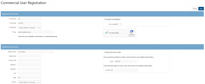 Self-Signup for Accounts | Ohio Supercomputer Center