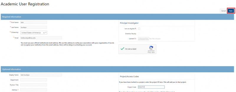 Self-Signup for Accounts | Ohio Supercomputer Center